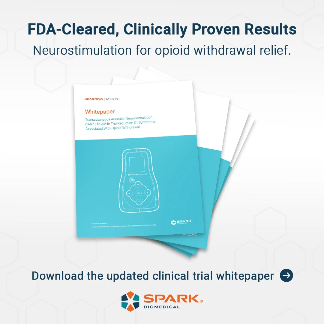 Spark Biomedical Transcutaneous Auricular Neurostimulation for Opioid ...