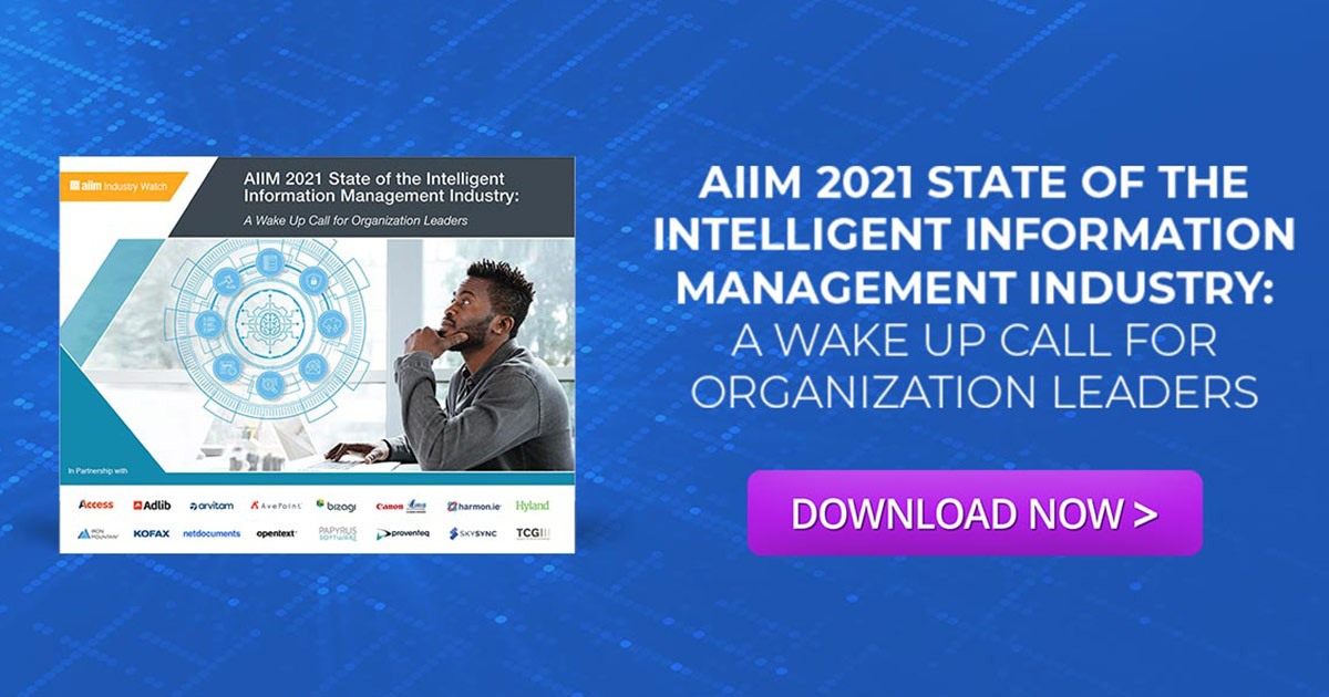 AIIM 2021 State of the Industry Report | NetDocuments