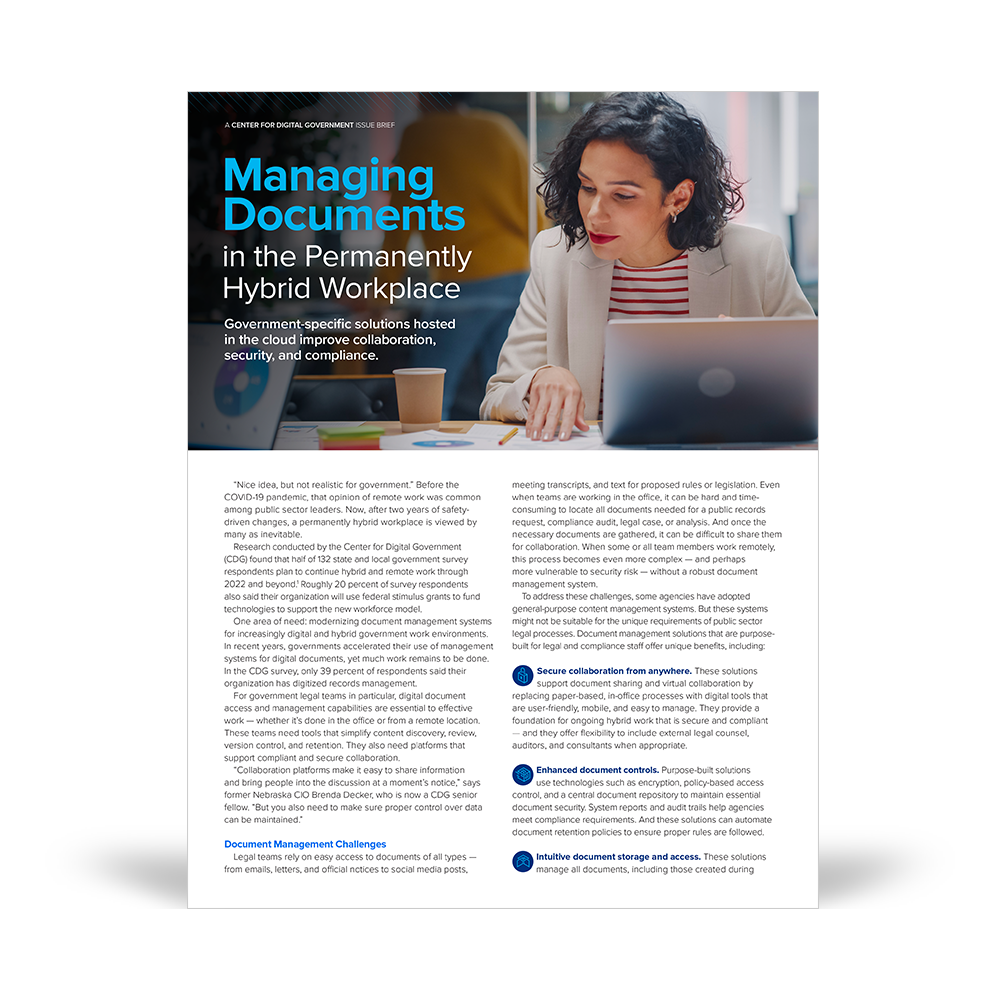 Managing Documents in the Permanently Hybrid Workspace | NetDocuments