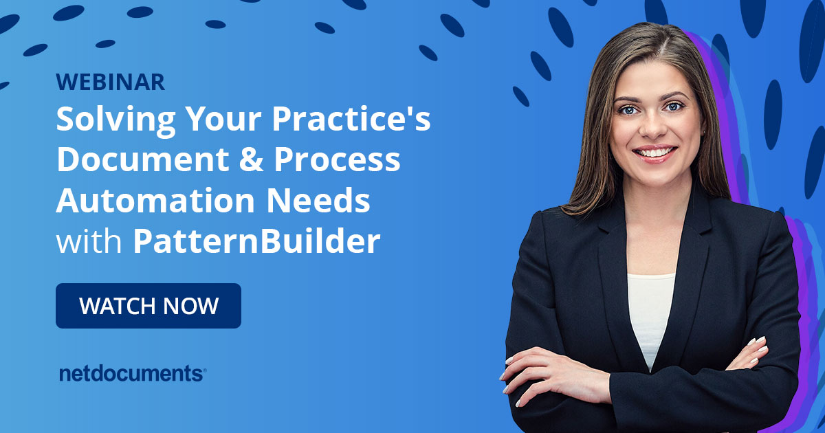 Solving the Challenge of Repetitive, Mundane Tasks | NetDocuments