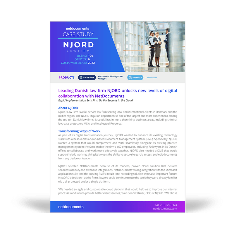 Resource Library | NetDocuments