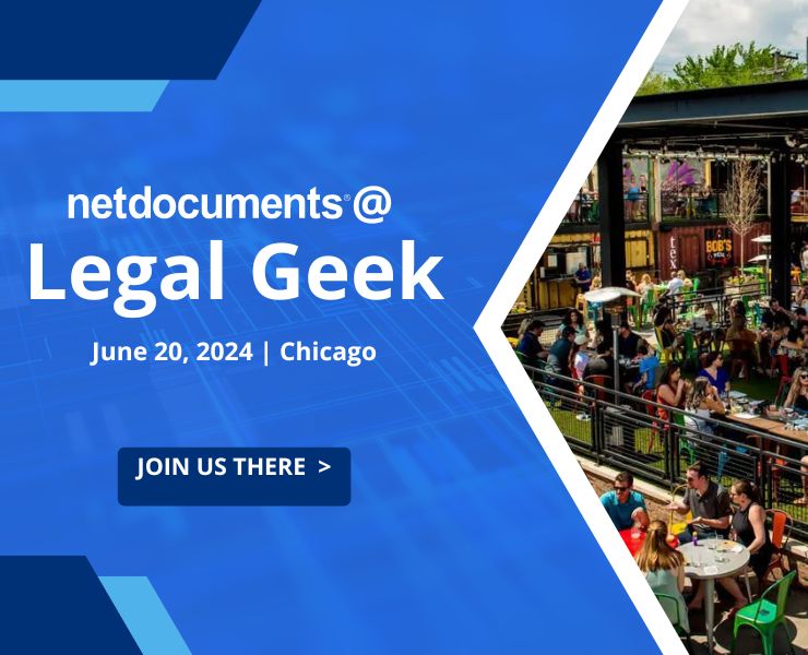Join Us At Our Next Event! - NetDocuments