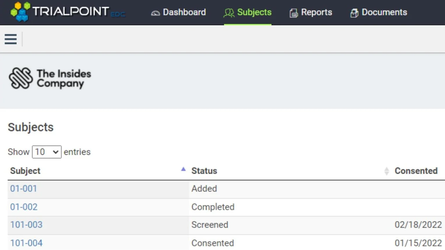 Clinical Data Registry | The Insides Company