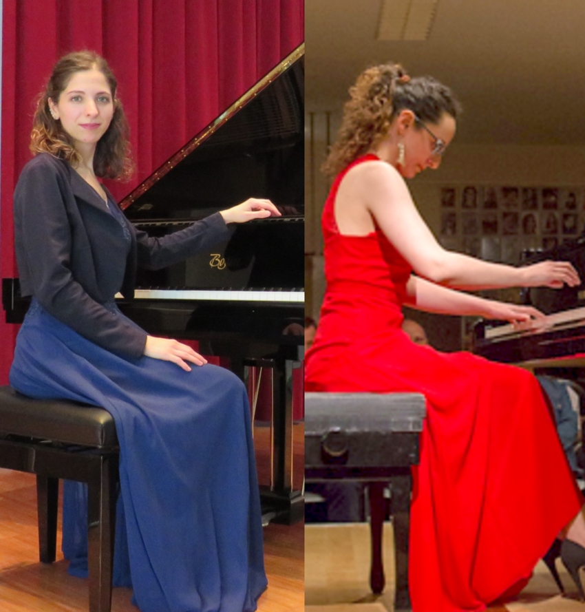 Piano a cuatro manos: Francesca Murdaca y Letizia Sansalone (Italia ...