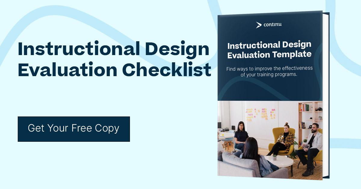 Instructional Design Evaluation - Compact Checklist