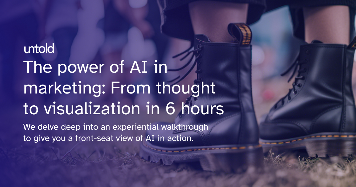 The power of AI in marketing: From thought to visualization in 6 ...