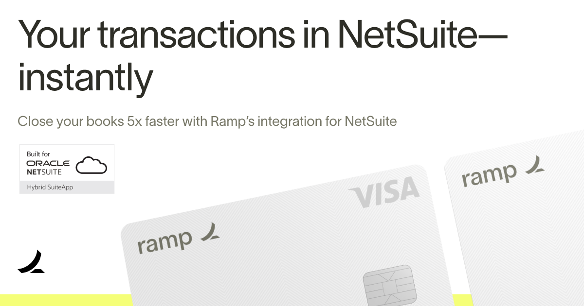 Enterprise ready: Announcing Ramp's Built for NetSuite integration