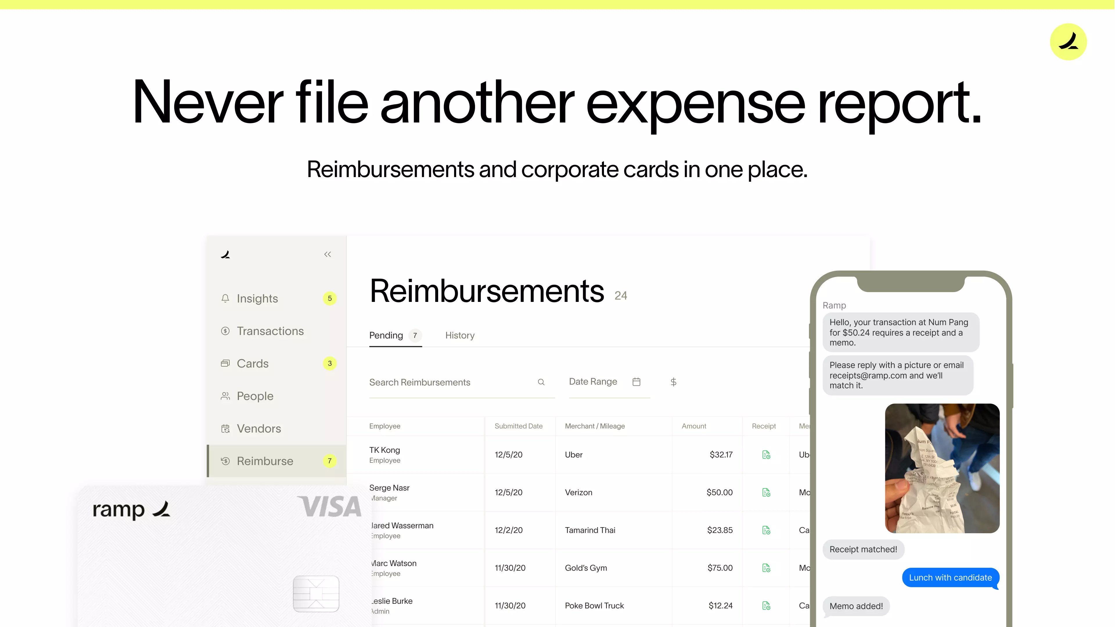 Introducing Ramp reimbursements