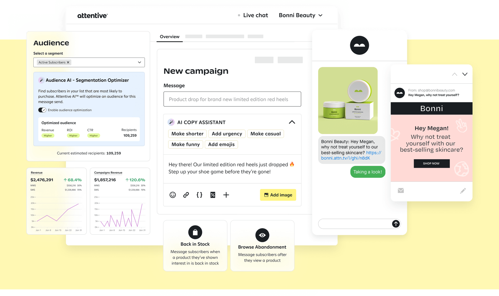 Why Choose Attentive? Personalized Customer Engagement | Attentive