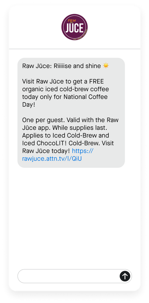 SMS Marketing Examples We Love | Attentive