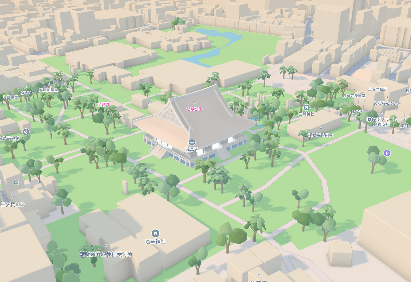 新しい3Dスタイルが道案内と位置把握を向上｜Mapbox Standard｜ブログ｜Mapbox Japan
