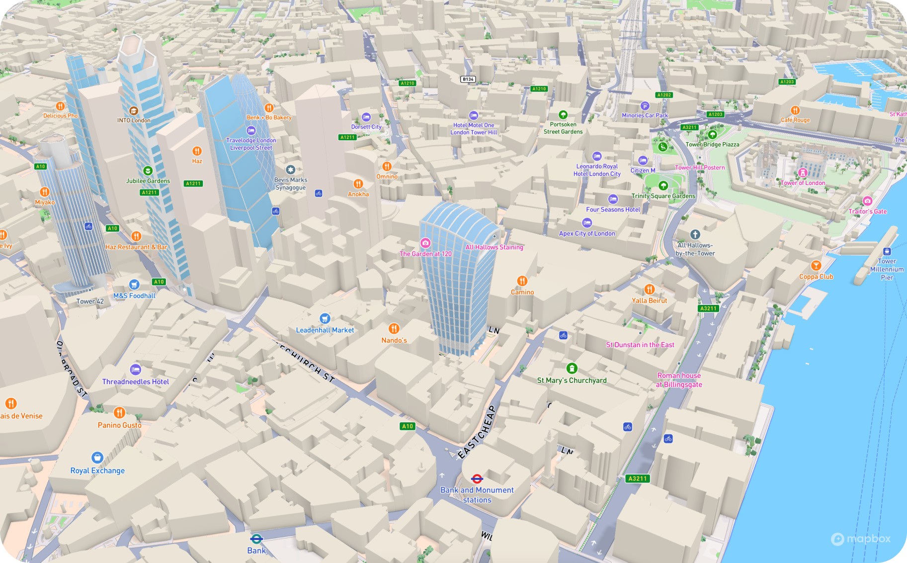 新しい3Dスタイルが道案内と位置把握を向上｜Mapbox Standard｜ブログ｜Mapbox Japan
