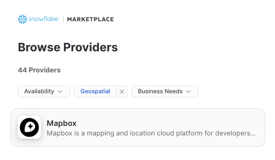 Snowflake | Mapbox Japan
