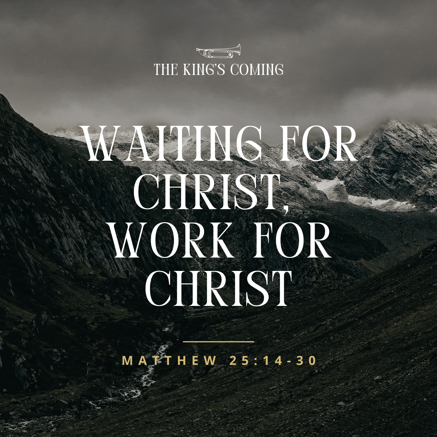 Waiting for Christ, Work for Christ | Sermons | GraceHill Church