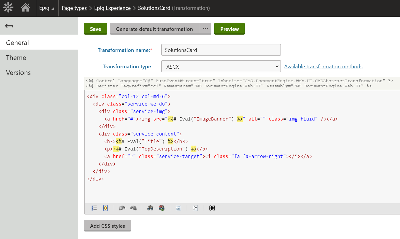 Creating Custom Page Types in Kentico