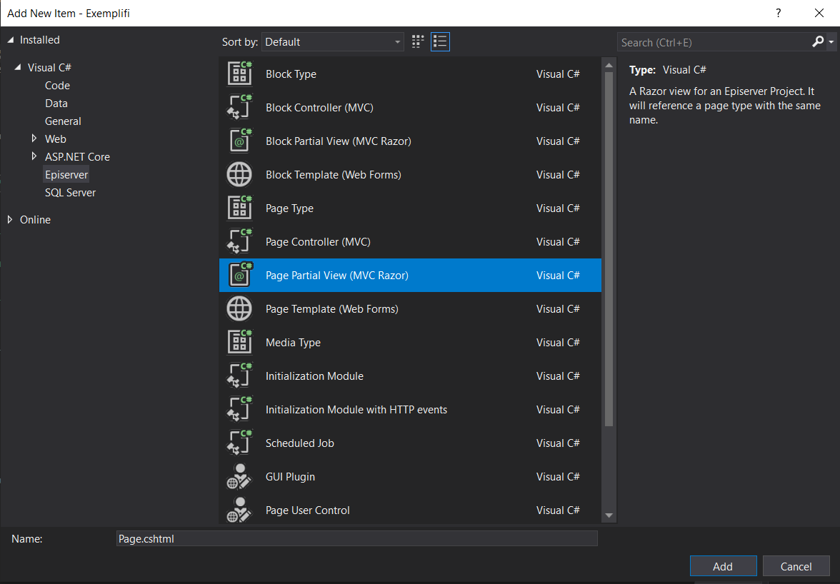 Building a Page Type in Optimizely ( Episerver )