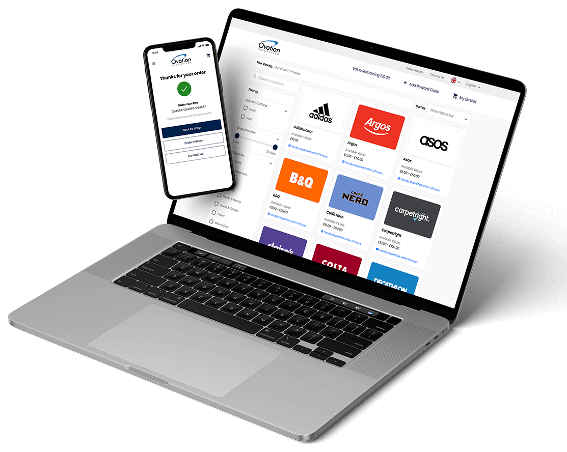 Rewards Platform - Incentives & Rewards | Ovation Incentives