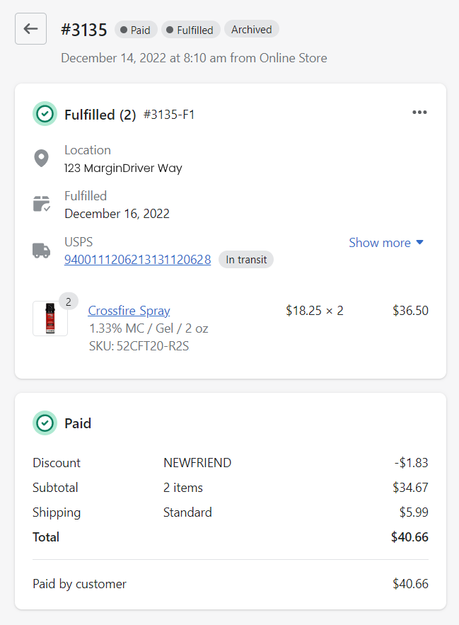 Shopify Accounting Software | MarginDriver