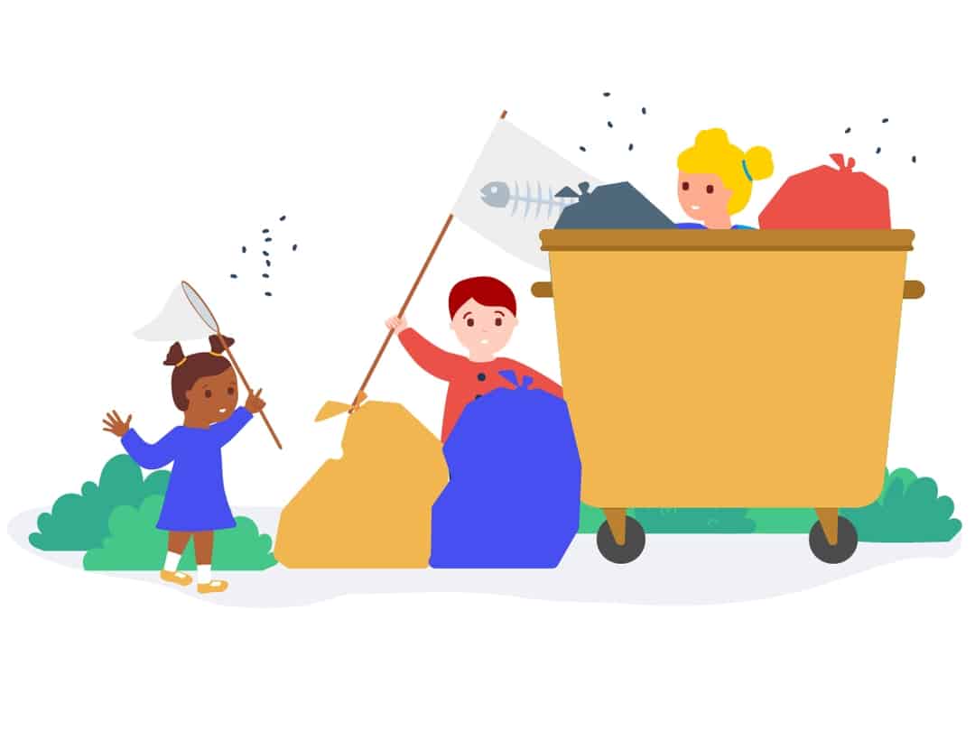 The happiest children are playing in the garbage | Famly