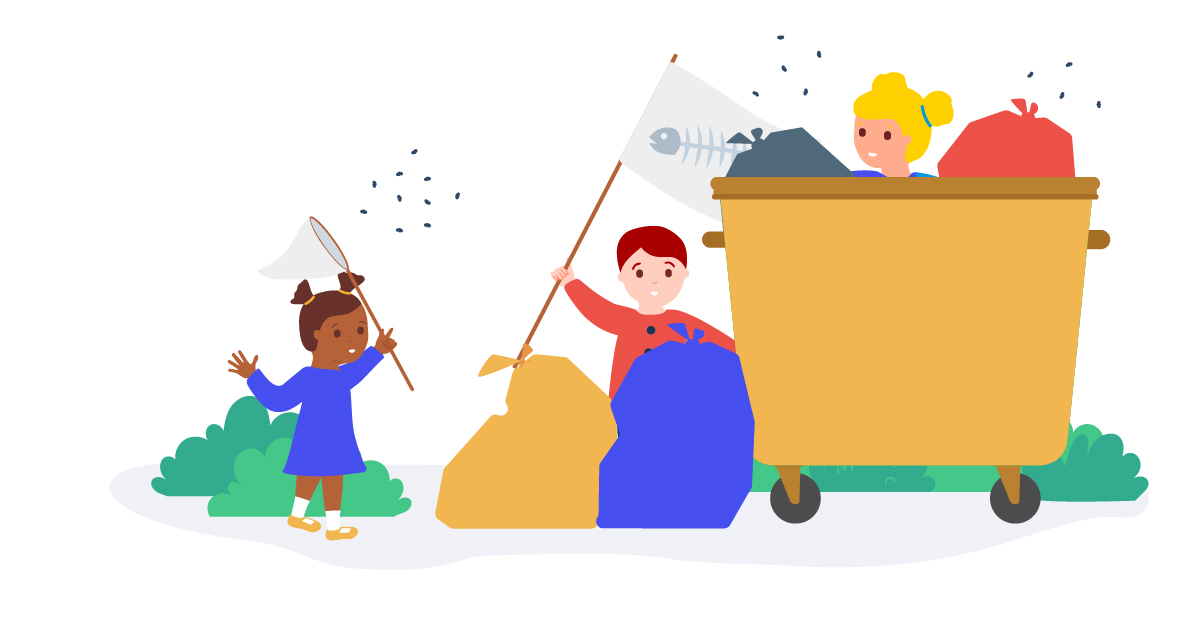 The happiest children are playing in the garbage | Famly