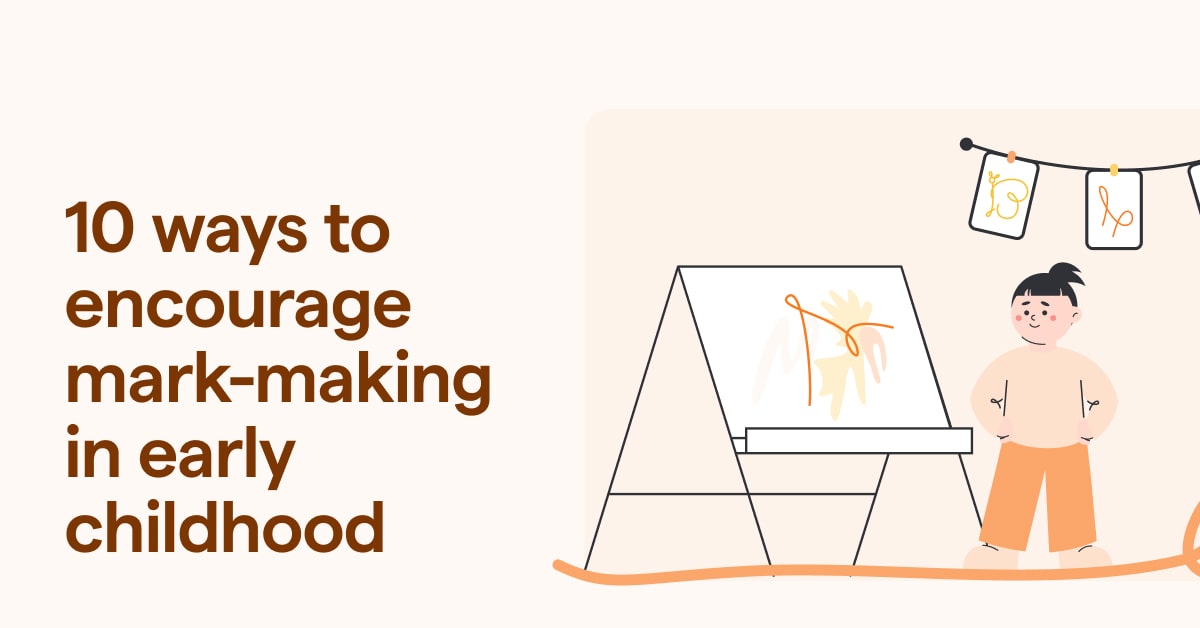 How to encourage mark-making in early childhood | Famly