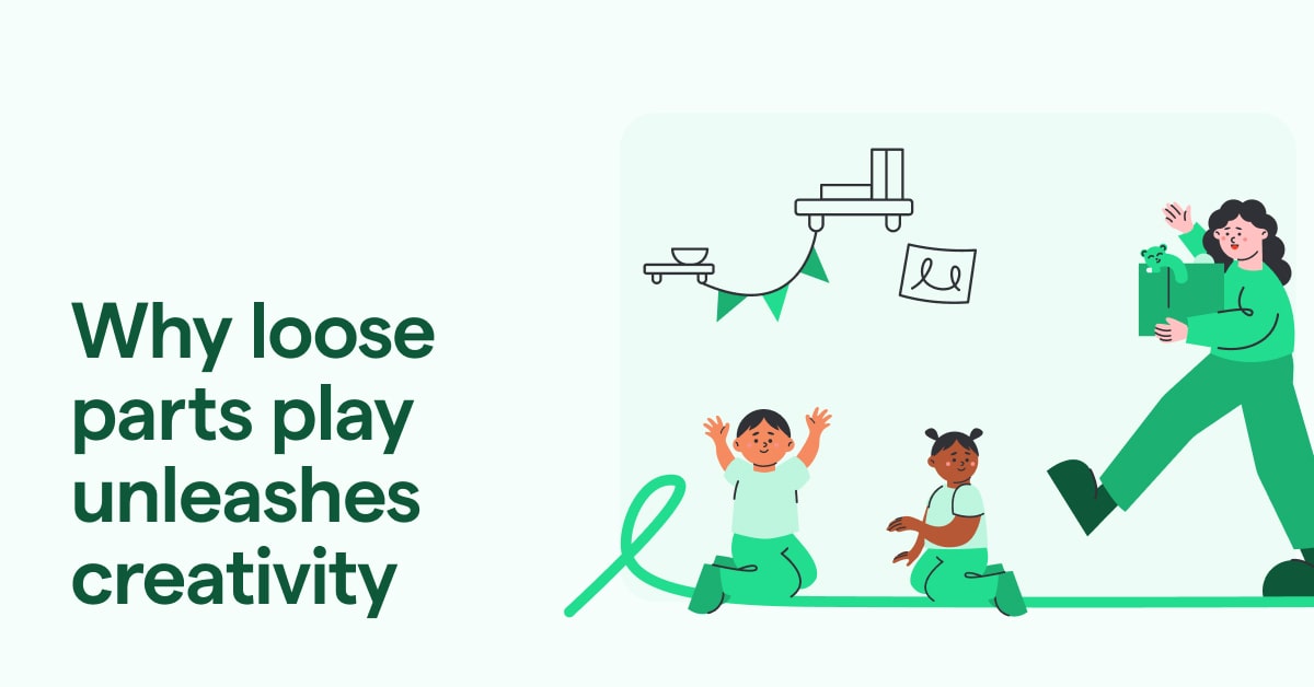 Why loose parts play unleashes creativity | Famly