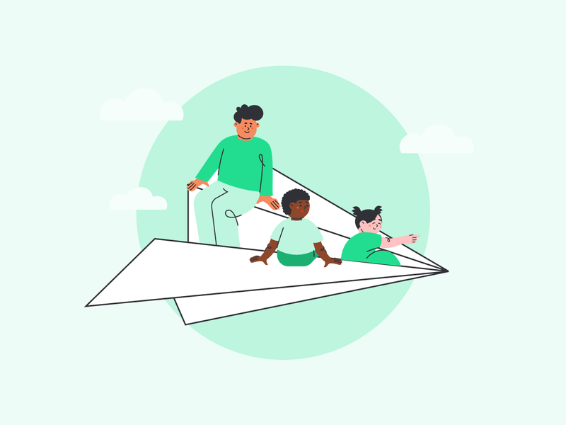 Once upon a helicopter story | Famly