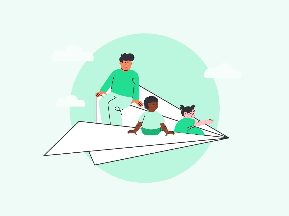 Once upon a helicopter story | Famly