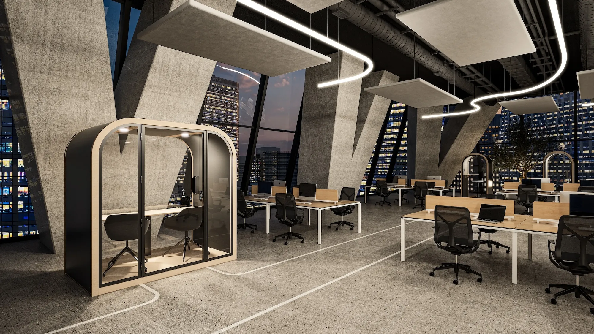 Leet Design | Acoustic and connected office furniture