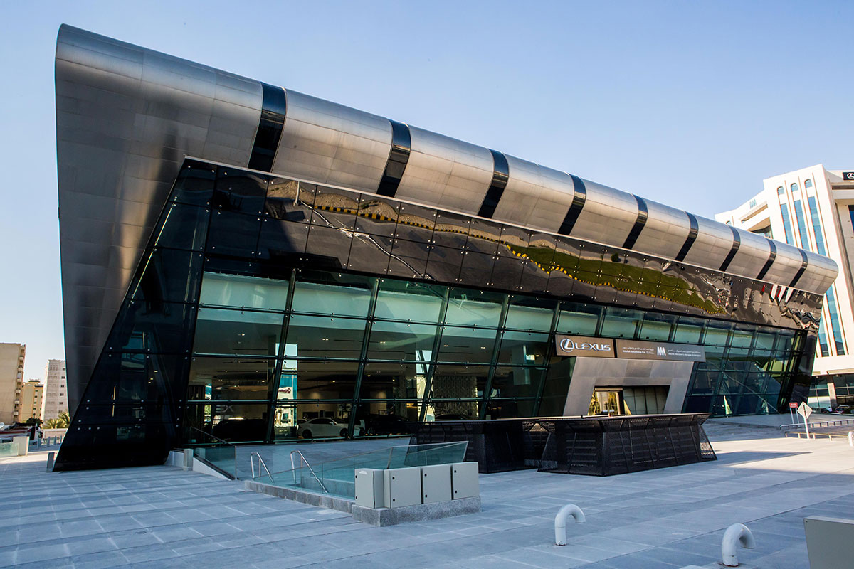 DSP DOHA Engineering and design project: LEXUS SHOWROOM