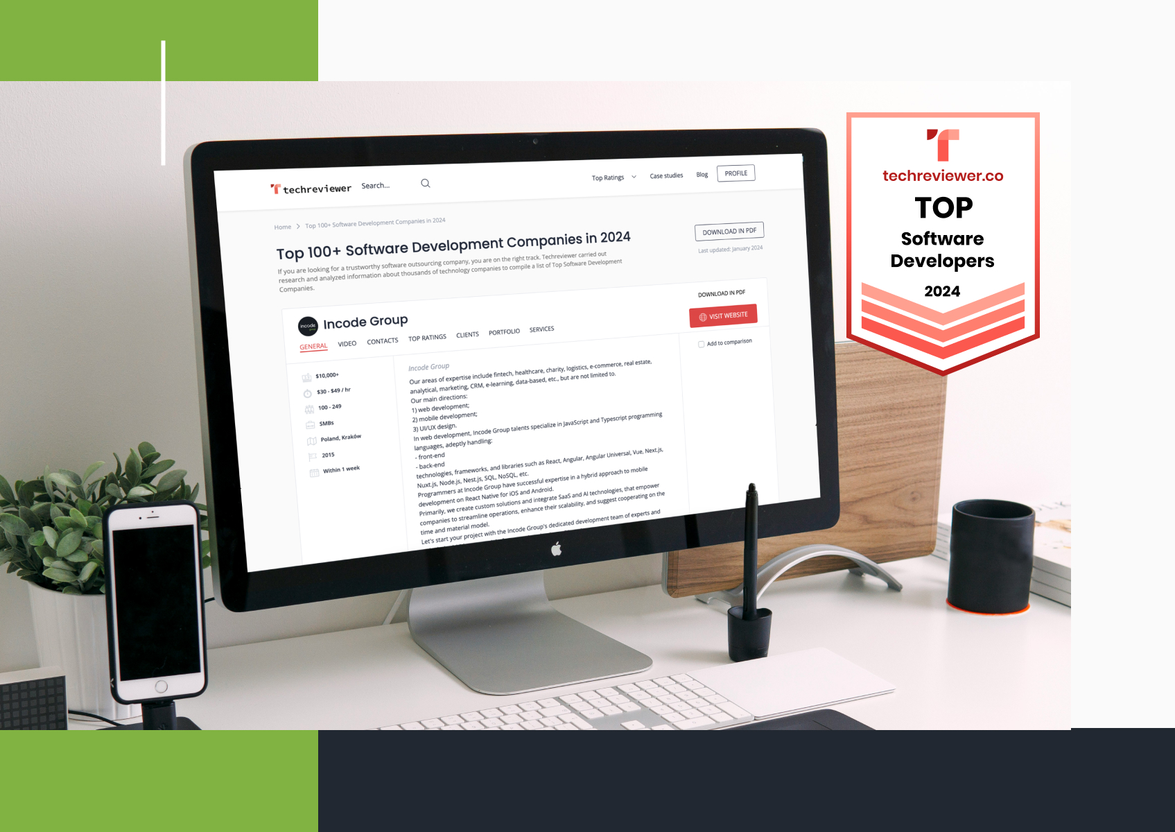 Incode Group Named One of Top Software Development Companies in 2024 by ...