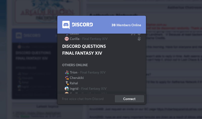 Add the Discord widget to your site