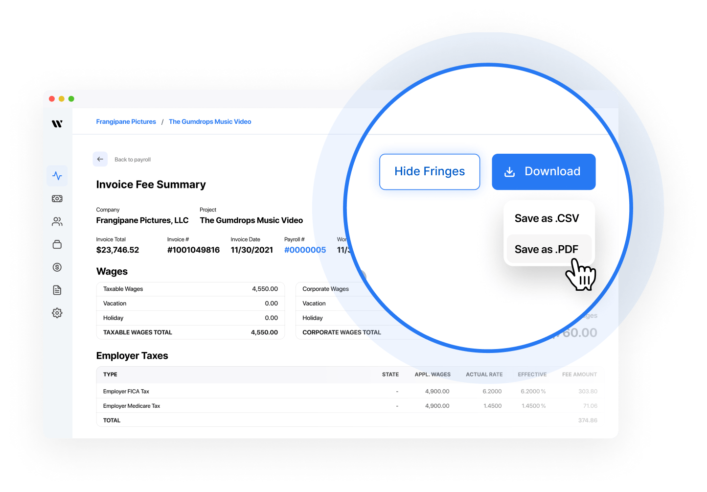 Modern Entertainment Payroll | Wrapbook