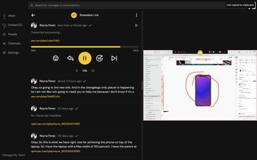 Yac Features | Voice Messaging