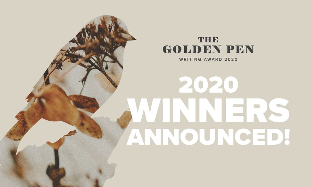 Winners Announced! The Golden Pen Award 2020 | Scribblers Festival Blog