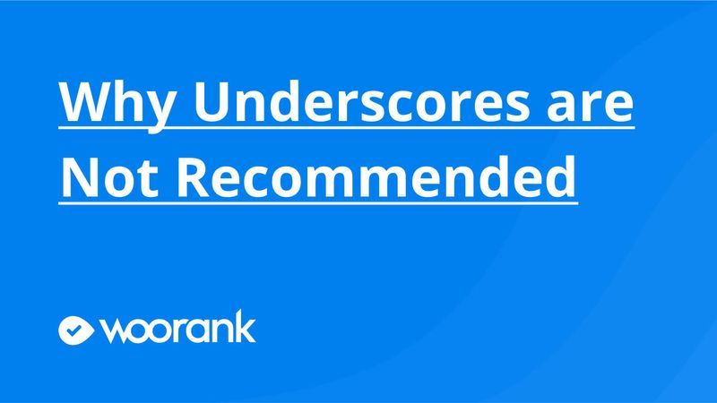 Why Underscores are Not Recommended