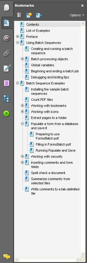 Acrobat -- Search & Replace Text in Bookmarks | Try67 | Custom PDF tools