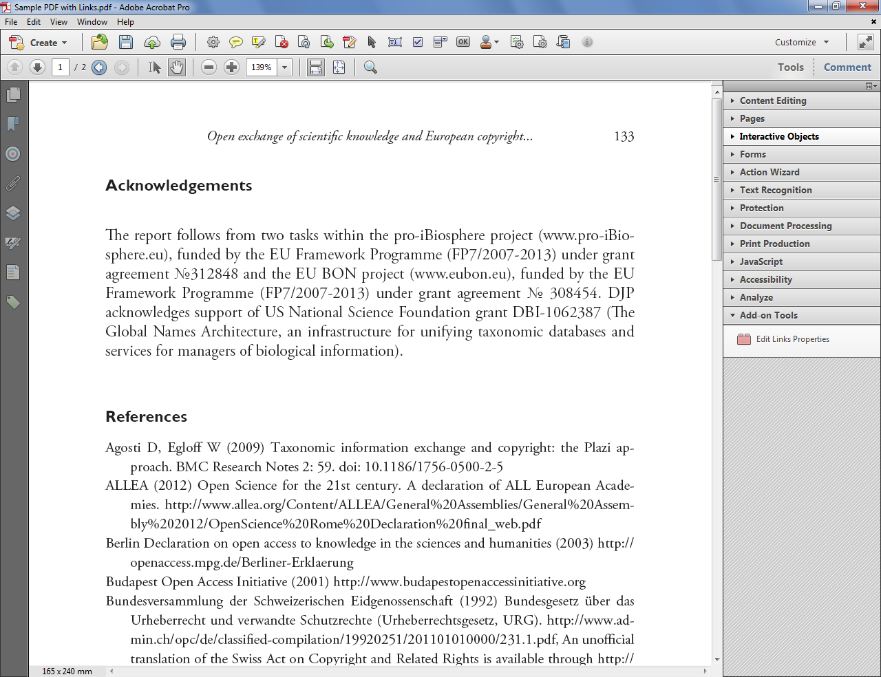 Acrobat -- Edit Links Properties | Try67 | Custom PDF tools