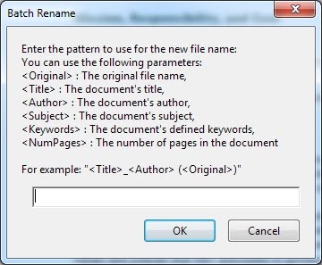 Acrobat -- Batch Rename PDF Files Based on Content or Metadata | Try67 | Custom PDF tools
