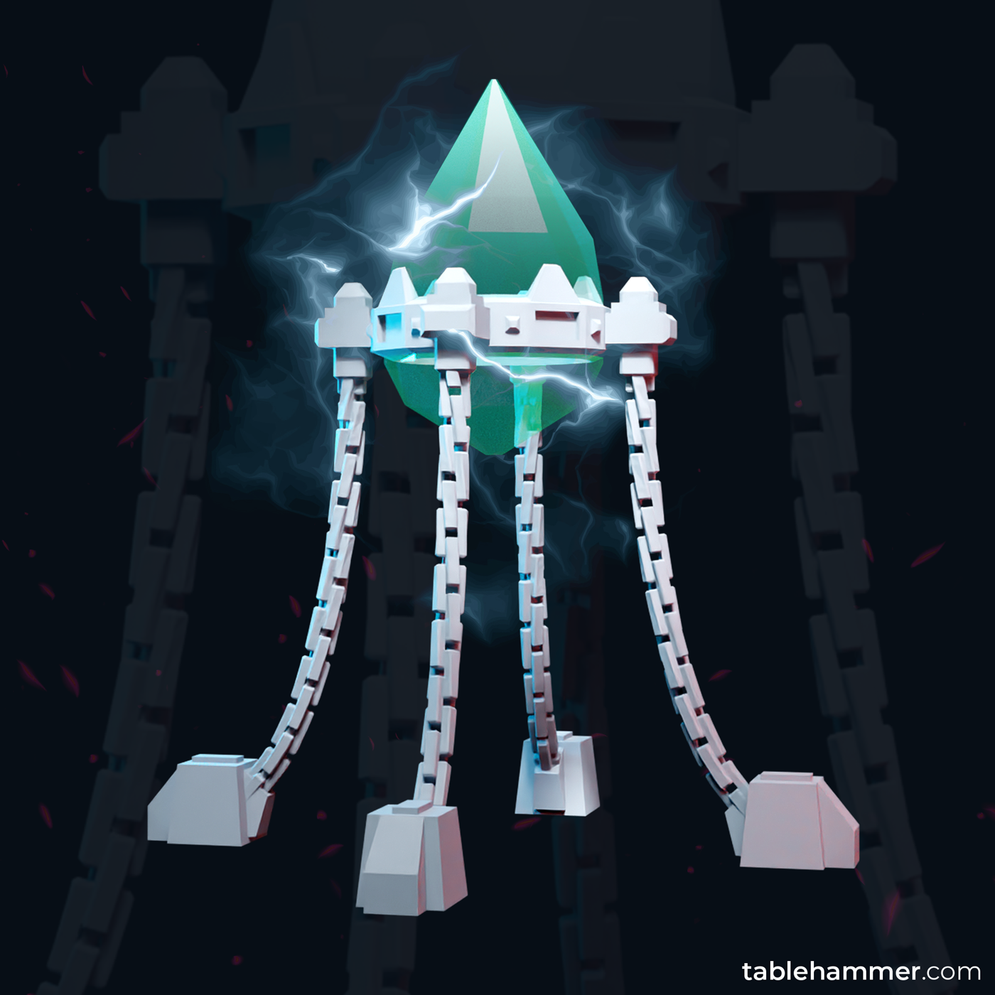 Large Floating Crystals