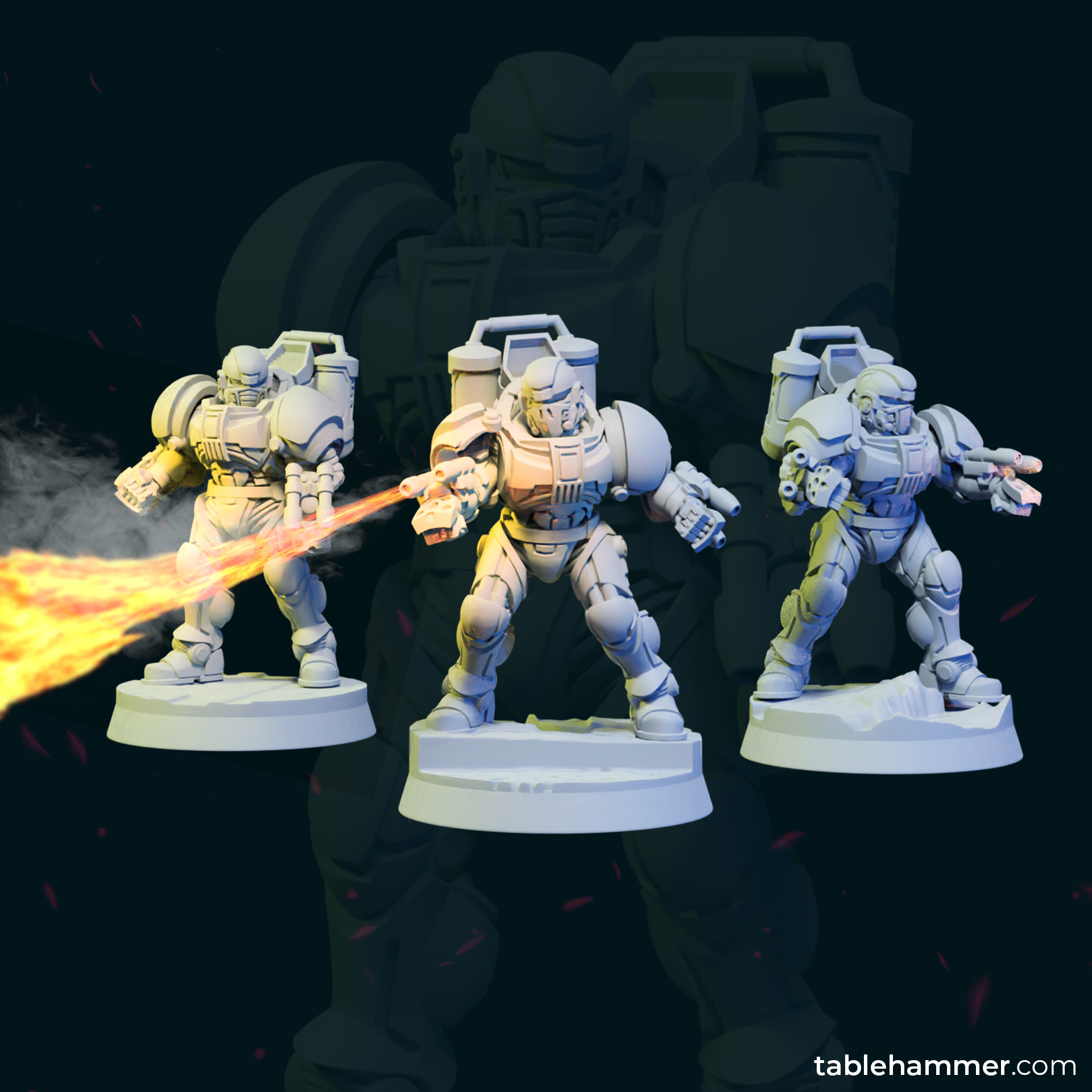 Flamer breachers – heavy weapons team