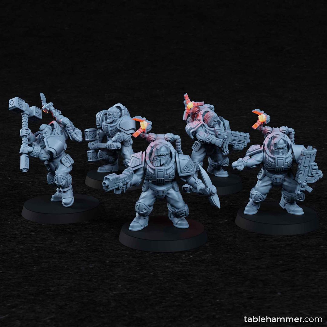 Exo Dwarves with Ion cannons