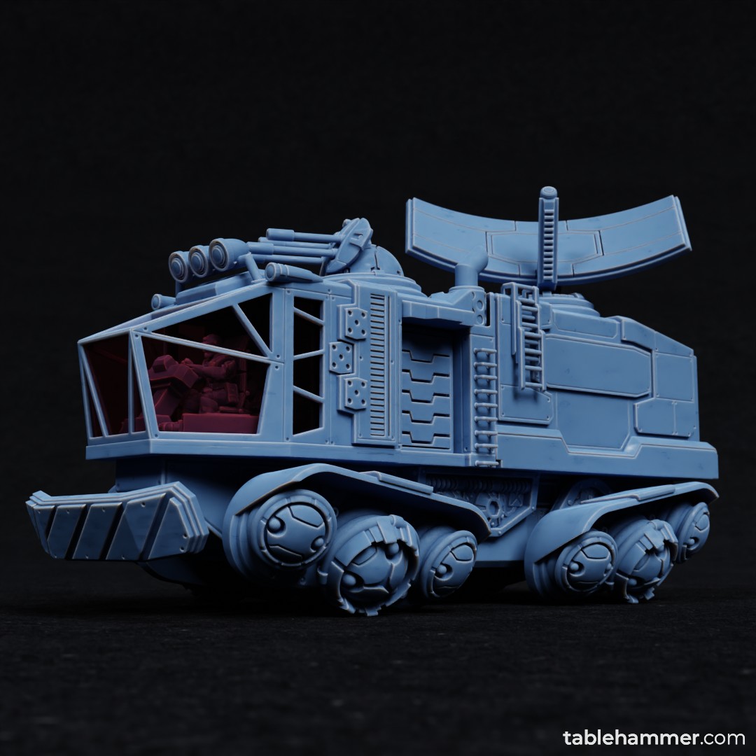 Avalanche Scout - human super heavy support vehicle