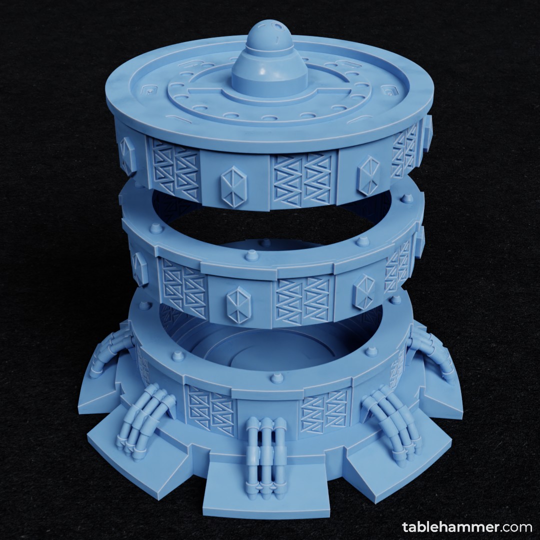 Building D: Storage tower