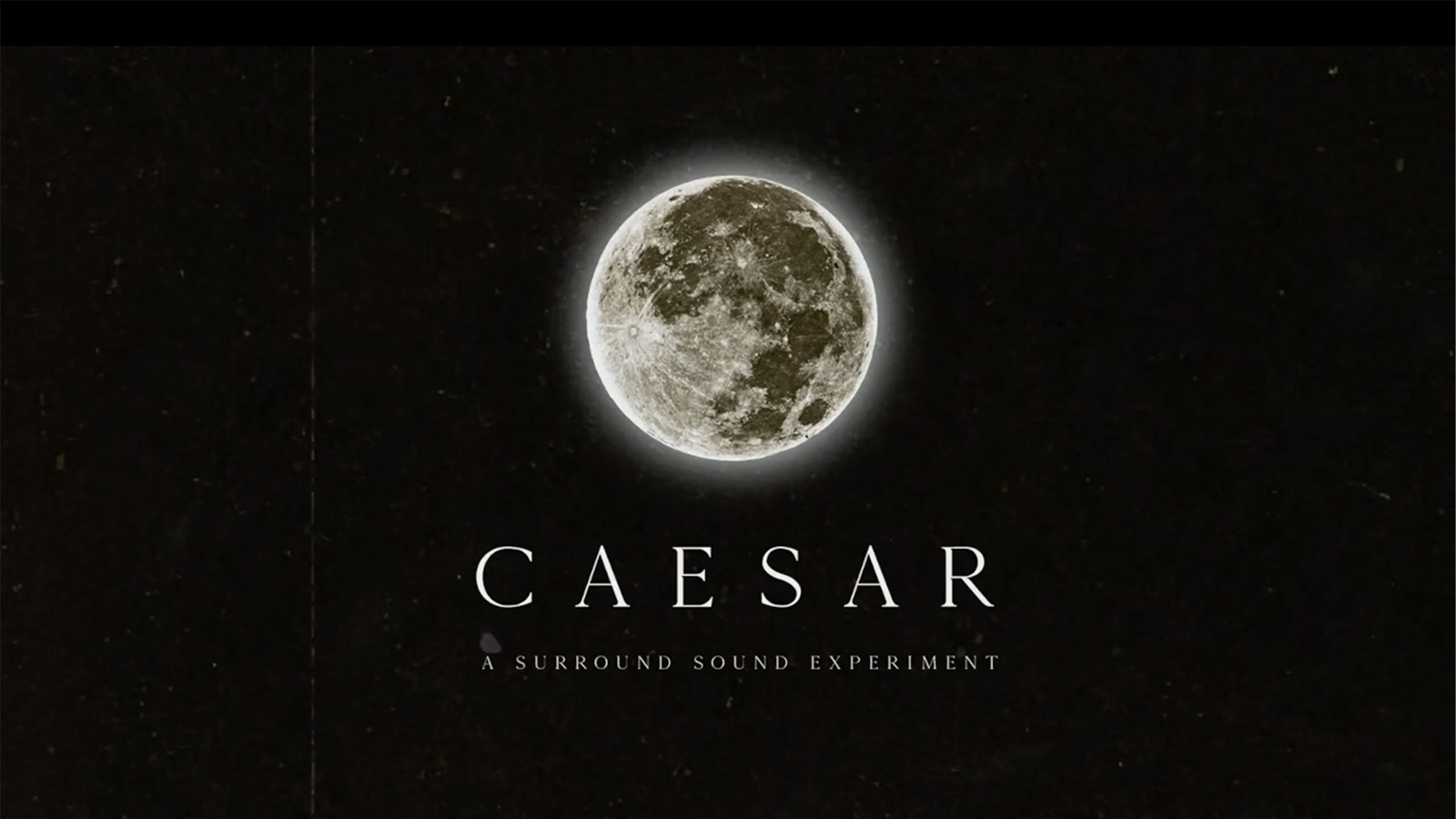 CAESAR: A SURROUND SOUND EXPERIMENT To Benefit The Actors Fund
