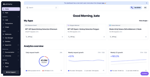 Alchemy - the web3 development platform