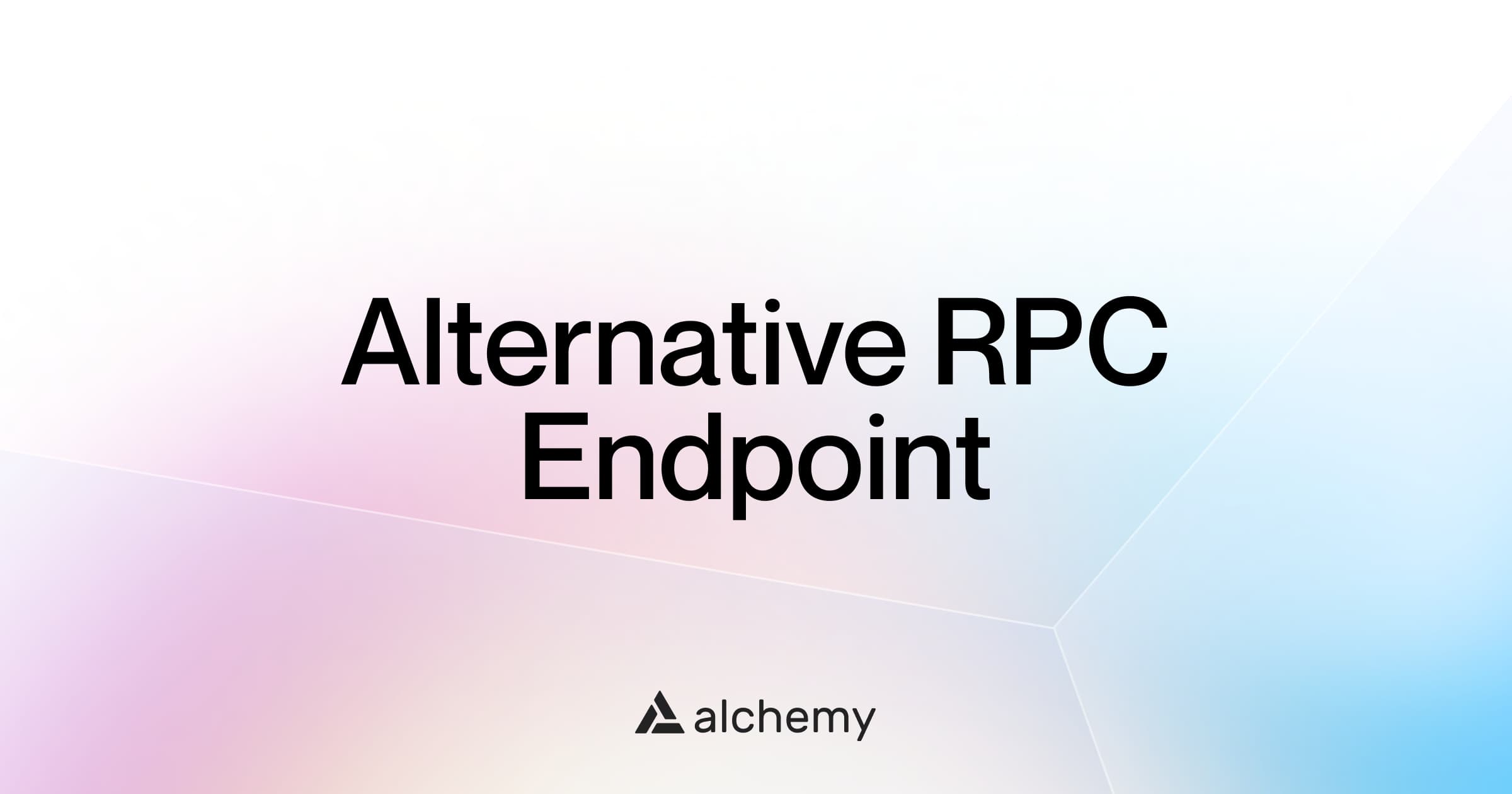 How to Setup an Alternative RPC