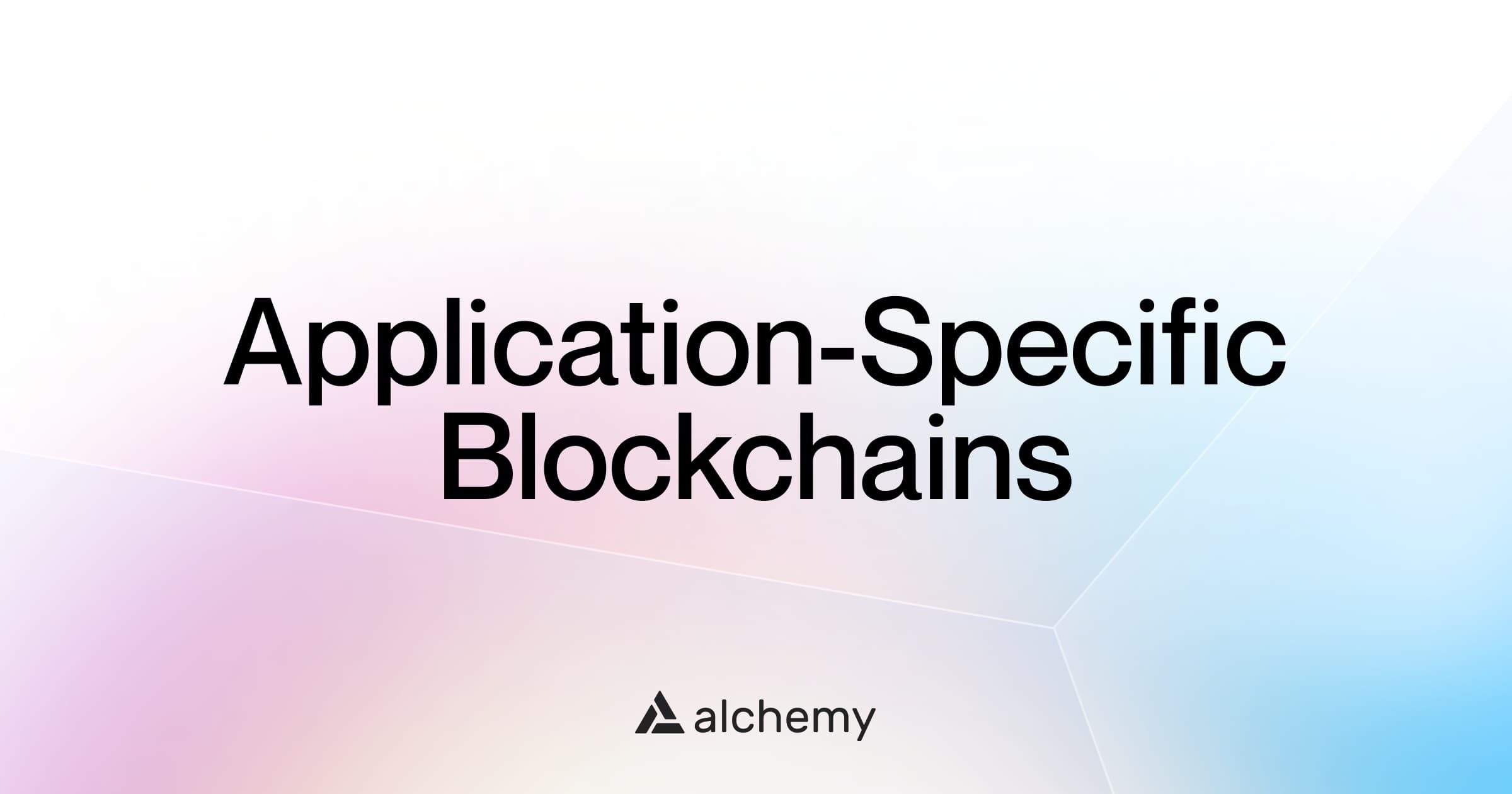 What is an application-specific blockchain (appchain)?