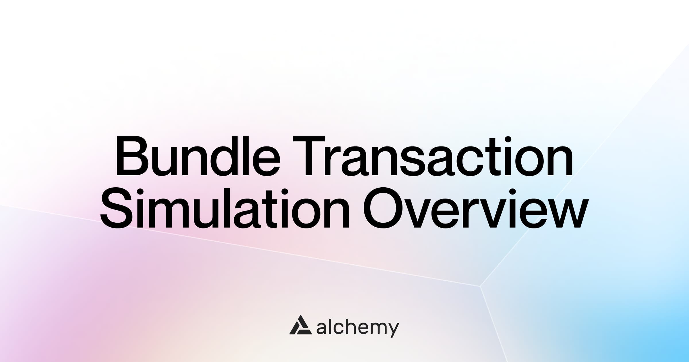 What are bundled transaction simulations?