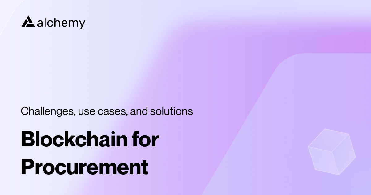 Blockchain for Procurement - Use Cases & Solutions (2023)